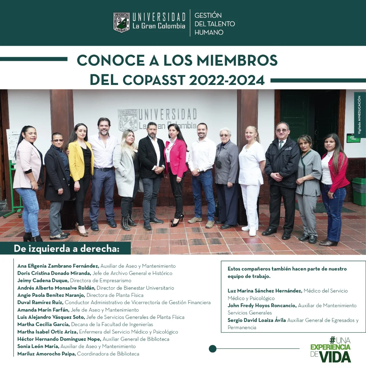 Sistema de Gestión de la Seguridad y Salud en el Trabajo - Universidad ...